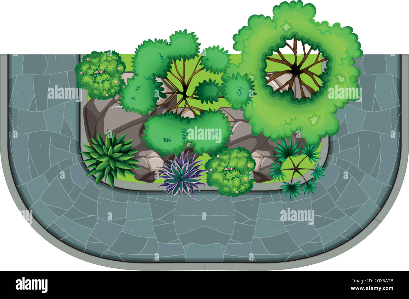 Path Background Stock Vector Images - Alamy