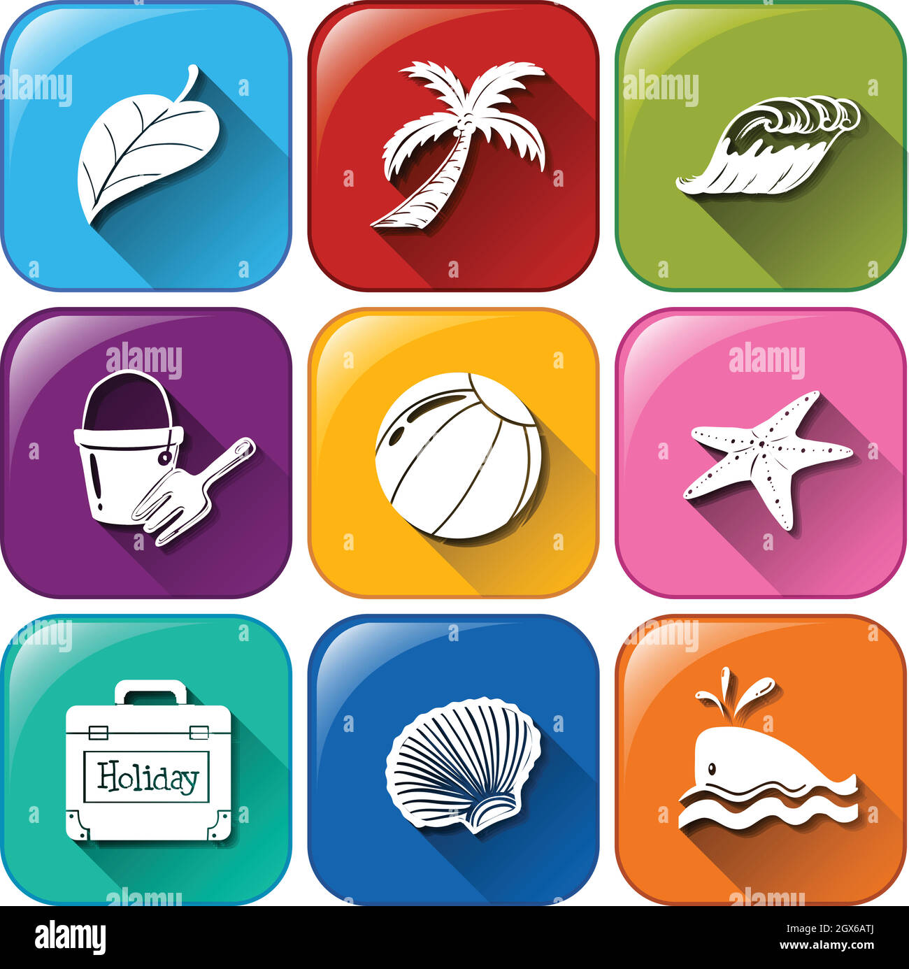 Pink and blue icons hi-res stock photography and images - Alamy