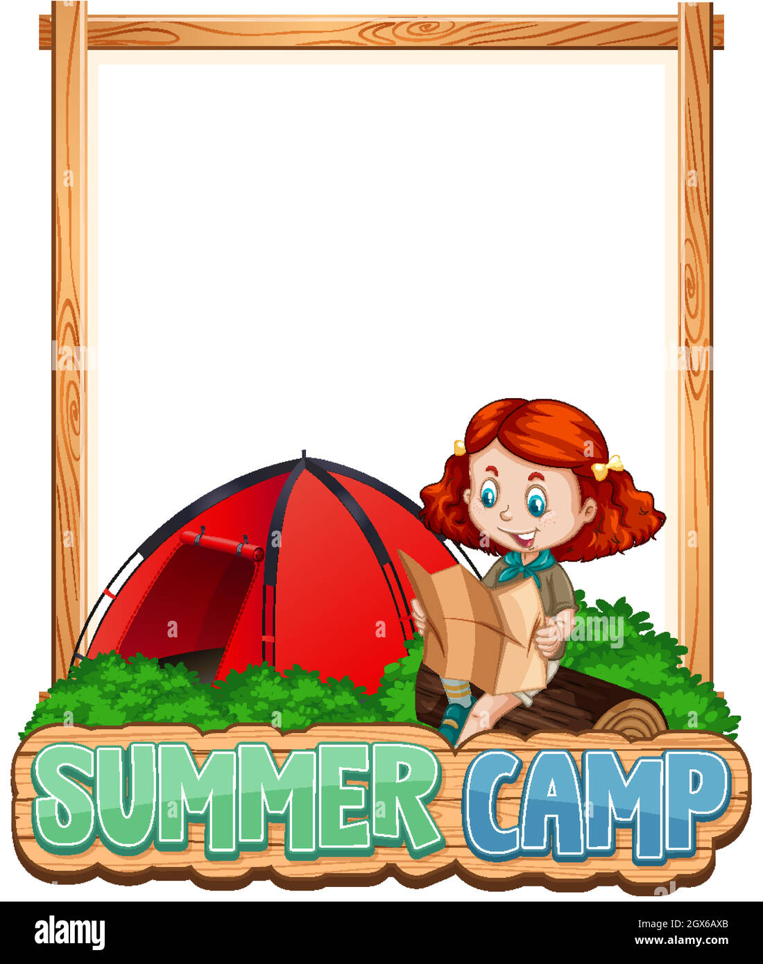 Summer camp clipart hi-res stock photography and images - Alamy