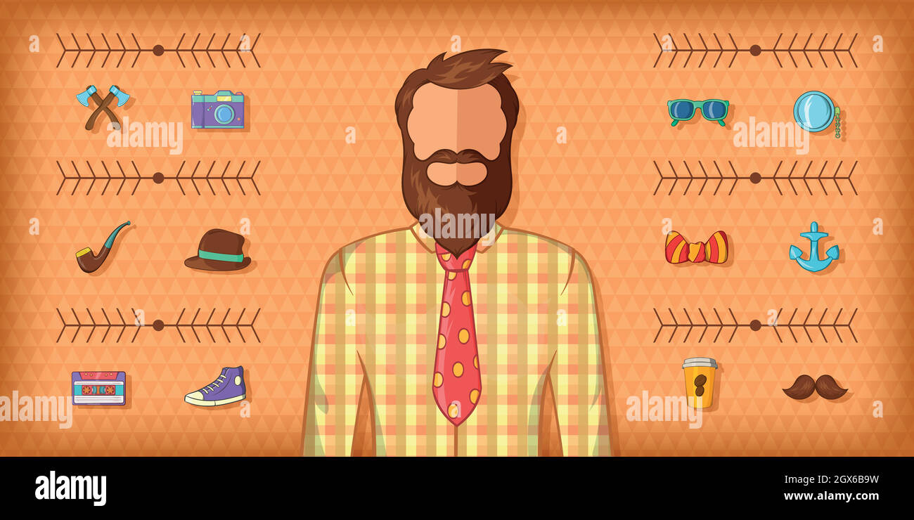 Man horizontal Stock Vector Images - Alamy