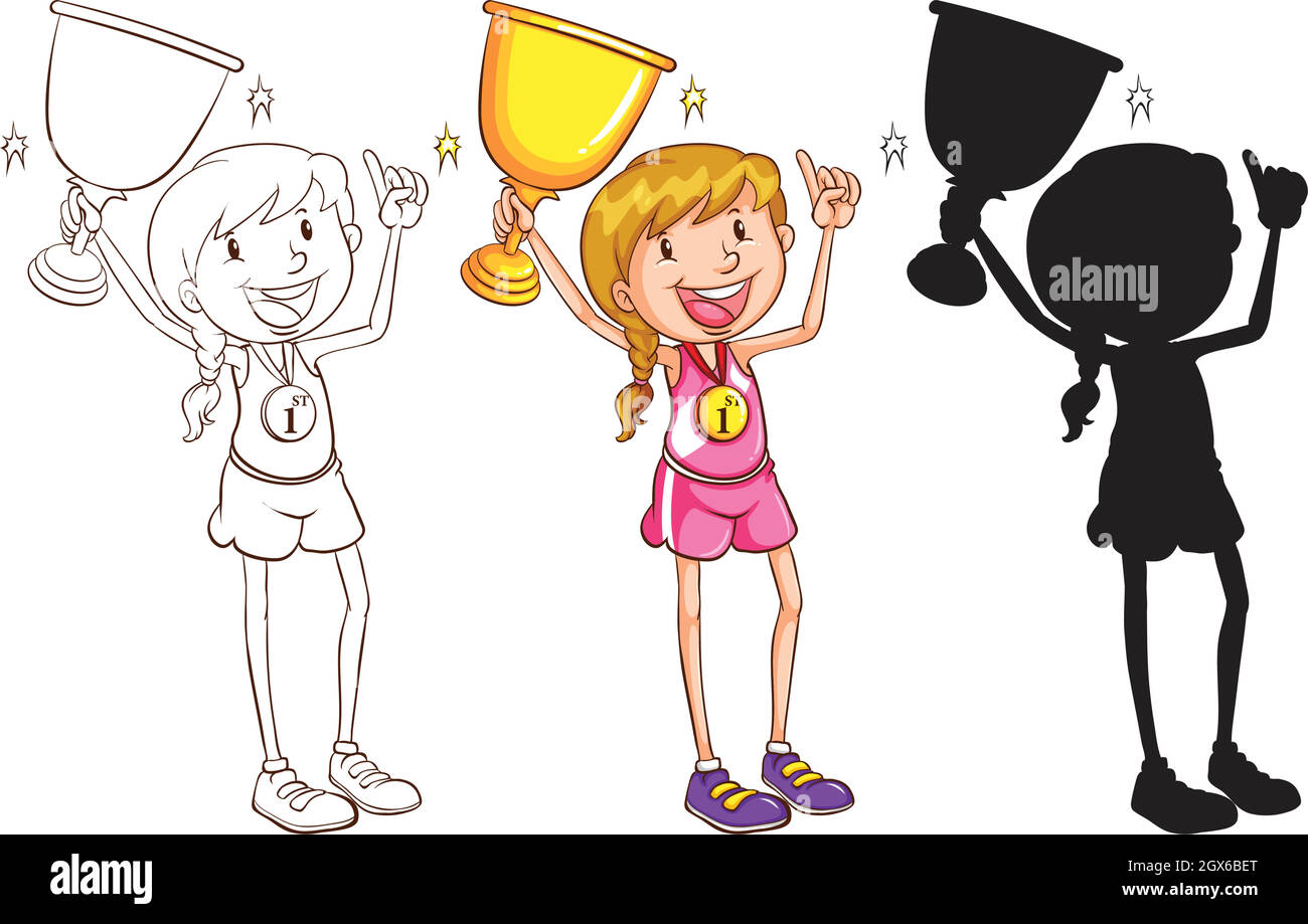 A gold cup Stock Vector Images - Alamy