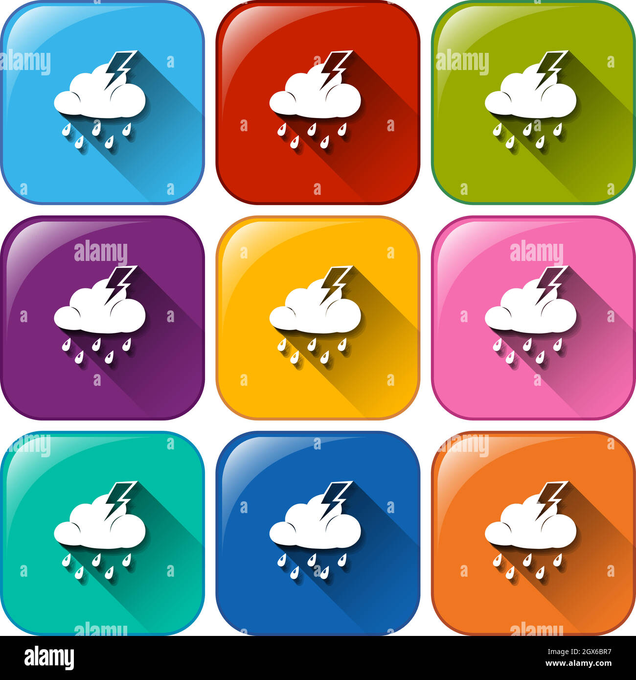 Weather forecasts Stock Vector Images - Alamy