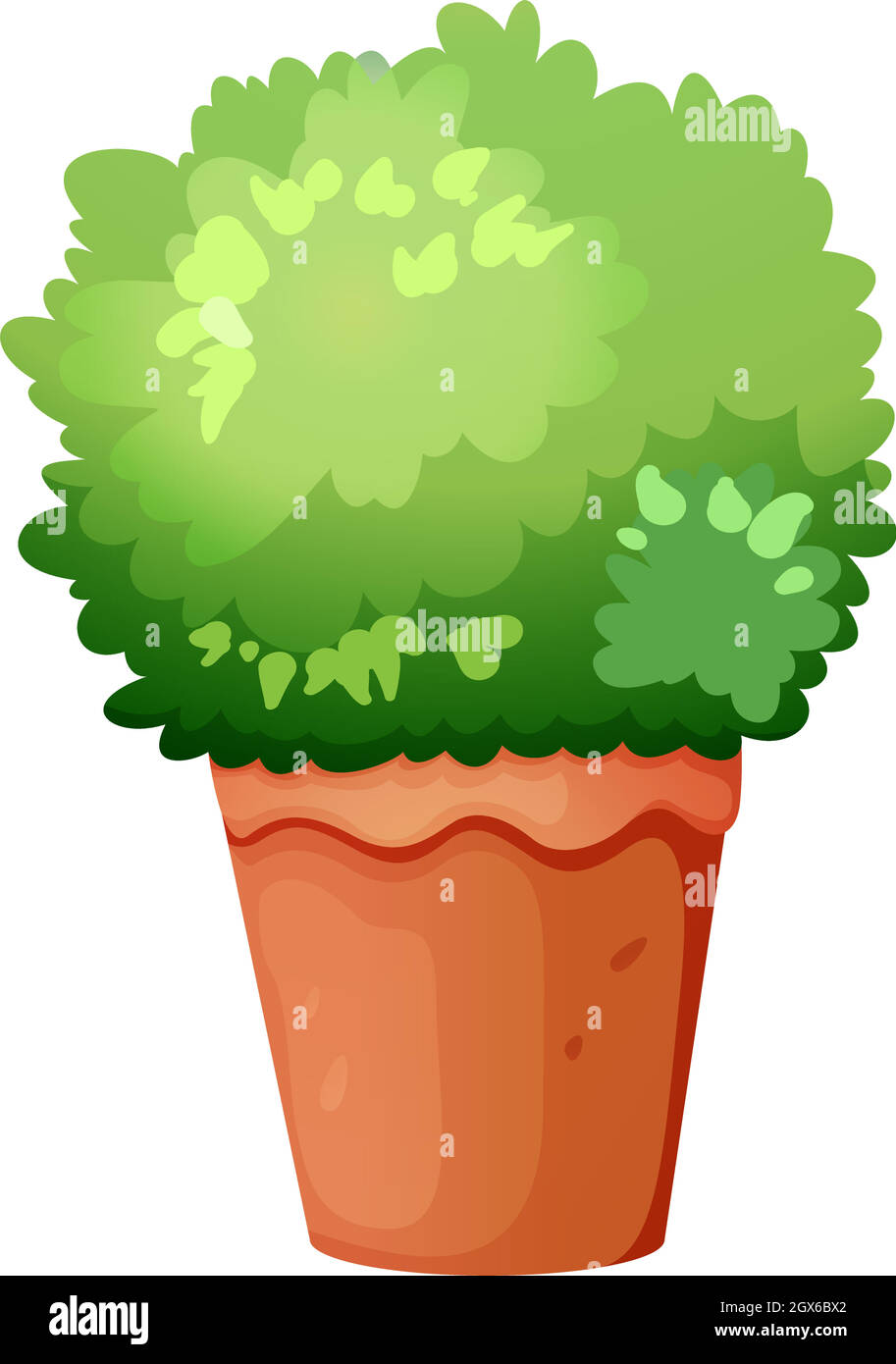 Container with plant Stock Vector Images - Alamy