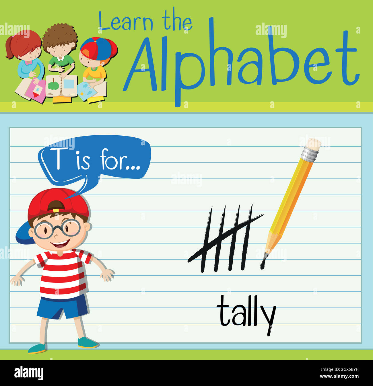 Kids learning numbers clipart hi-res stock photography and images - Alamy