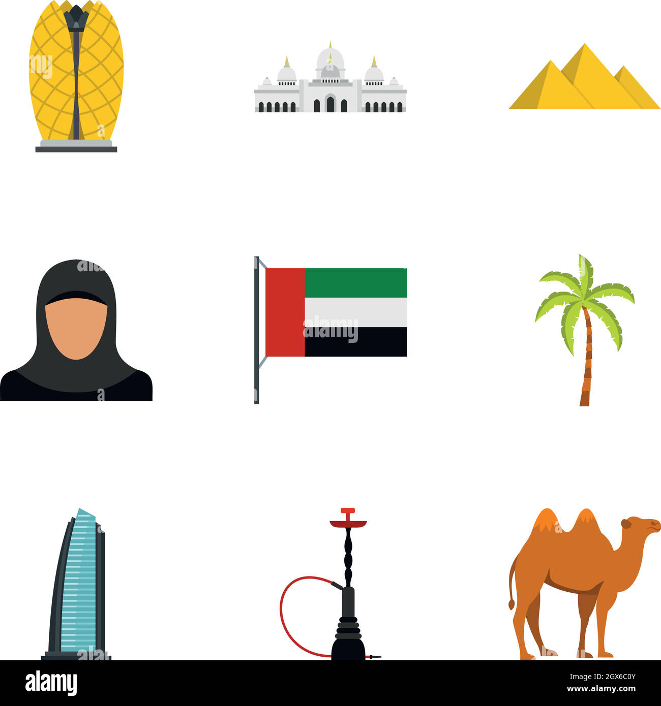 United arab emirates emirate Stock Vector Images - Alamy