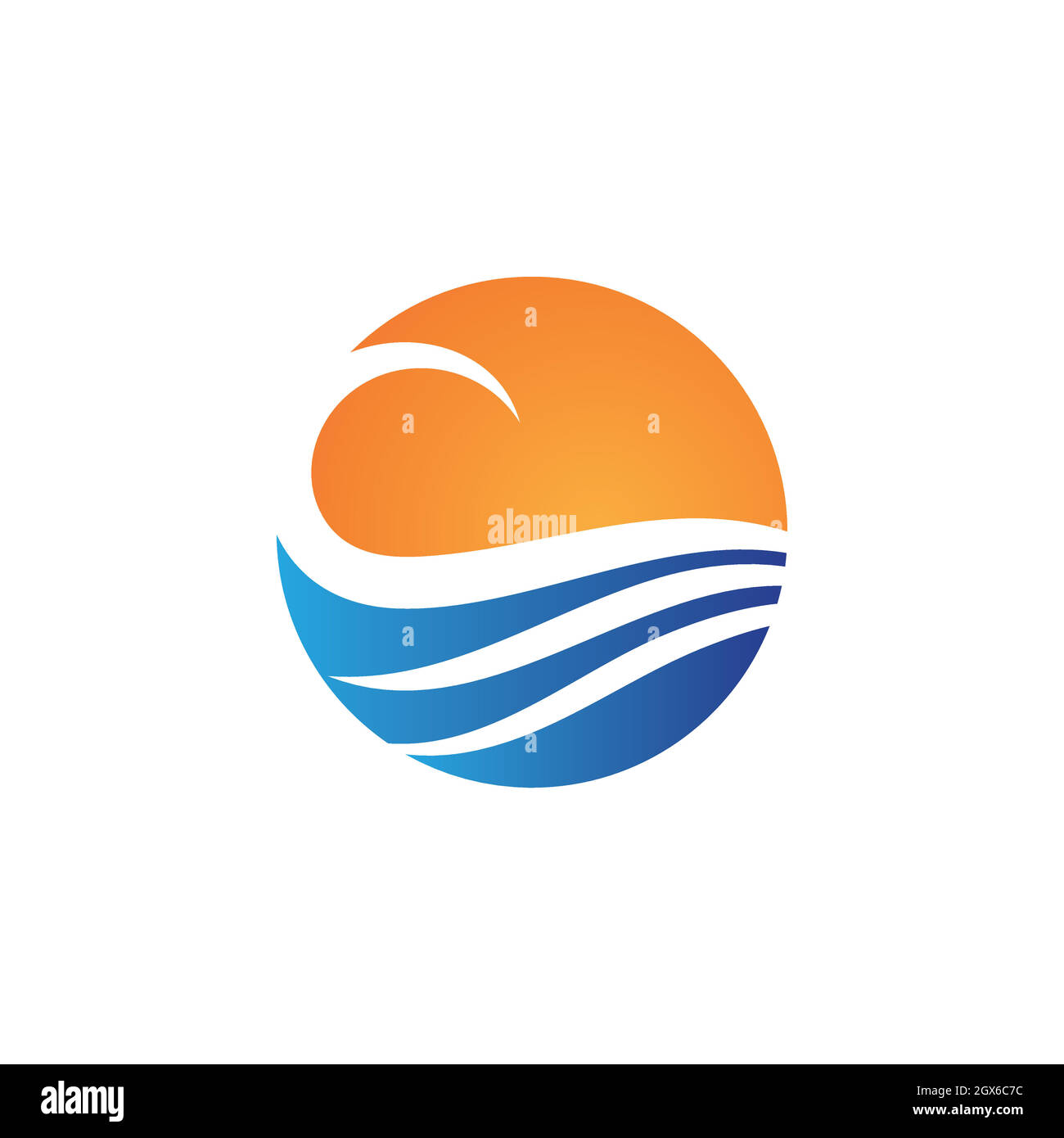 Wave ocean abstract icon logo vector hi-res stock photography and ...