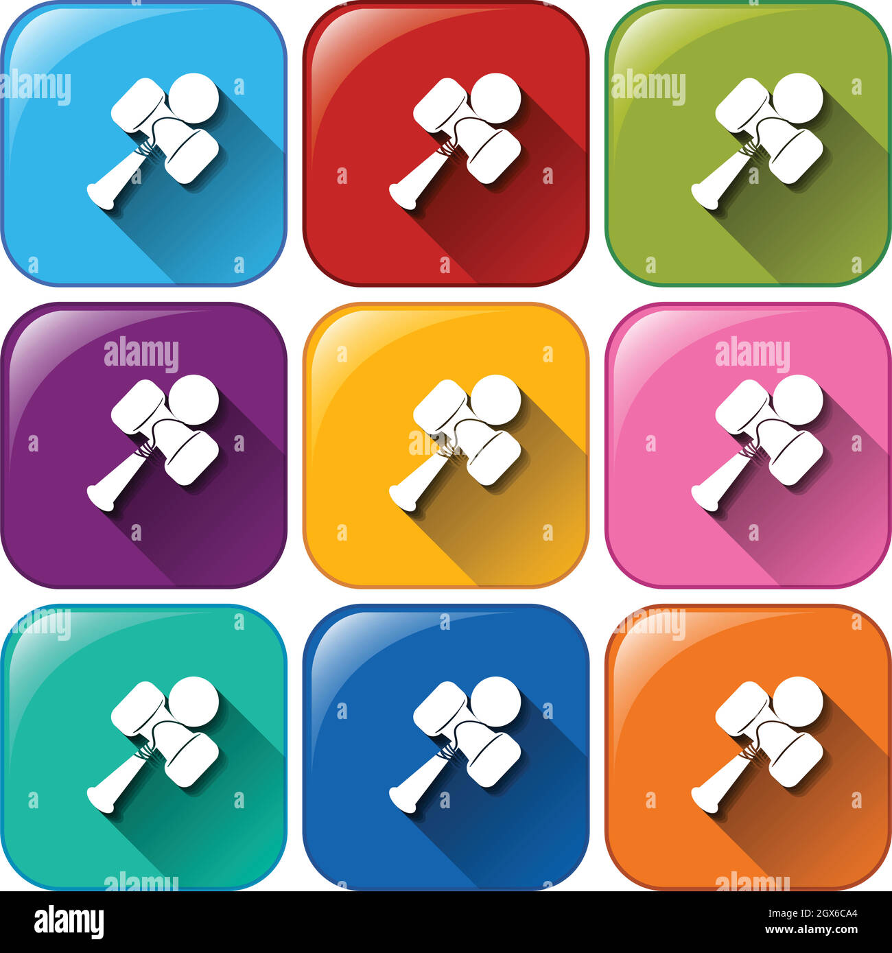 Plastic buttons Stock Vector Images - Alamy