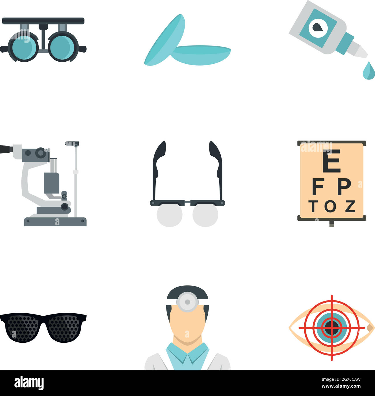 Eye exam vision diagnostic Stock Vector Images - Alamy