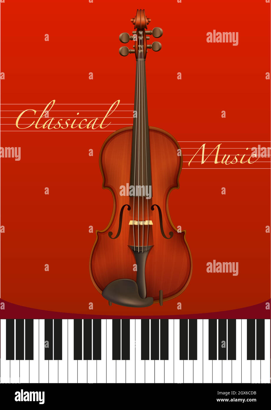 Drawing classical music Stock Vector Images - Alamy