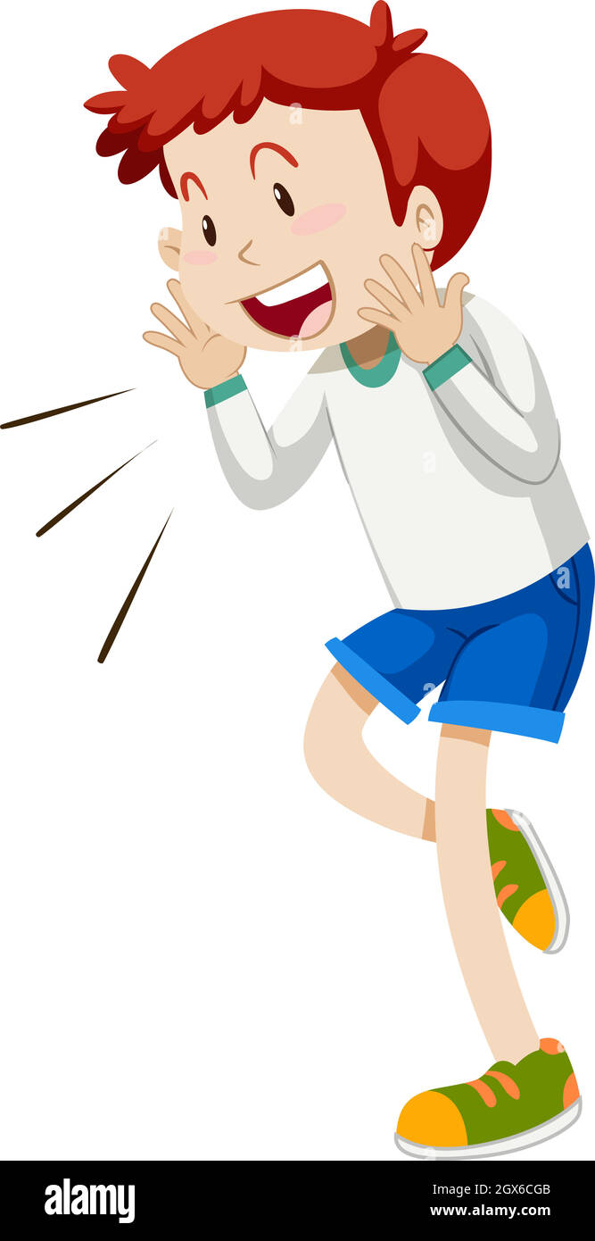 Little boy with smiling face Stock Vector Image & Art - Alamy