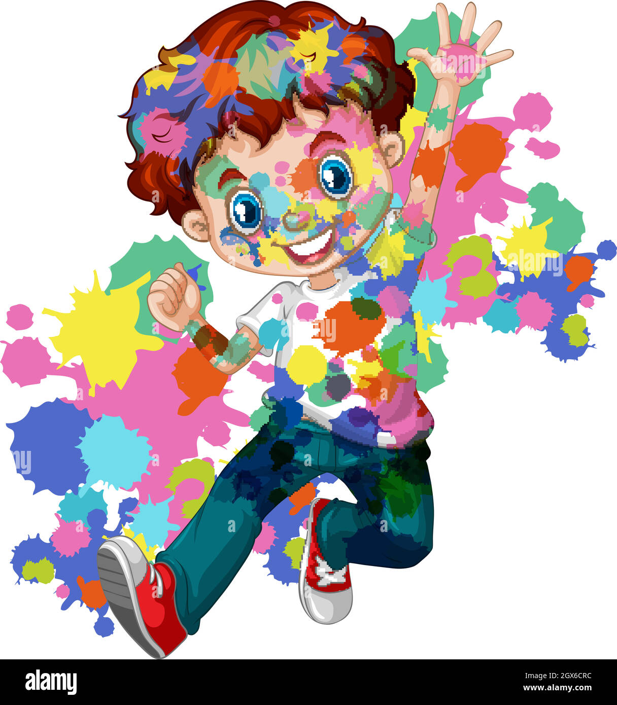 Body paints Stock Vector Images - Alamy