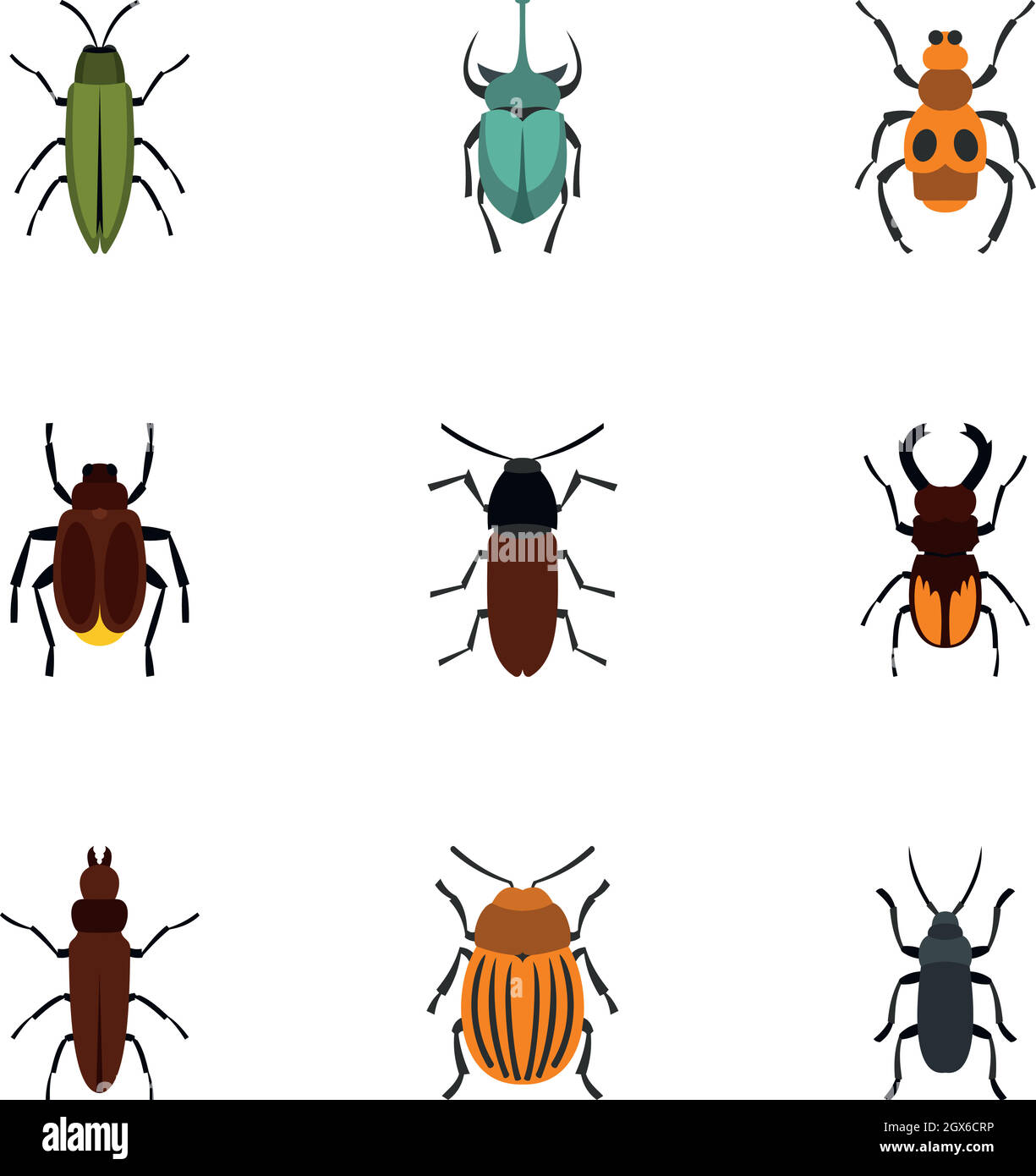 Beetle forest Stock Vector Images - Alamy