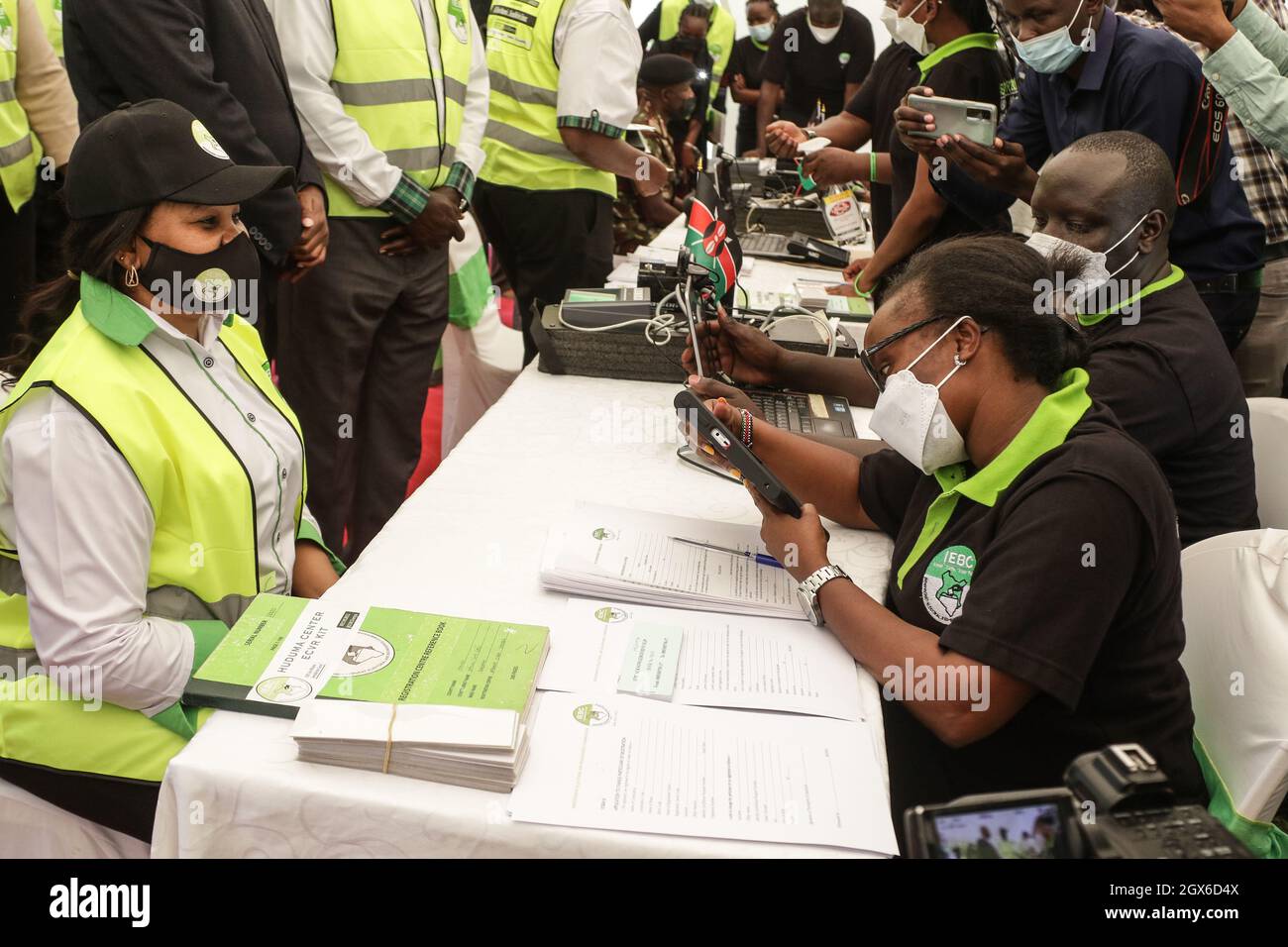 Nakuru, Kenya. 04th Oct, 2021. Kenya Independent Electoral and ...