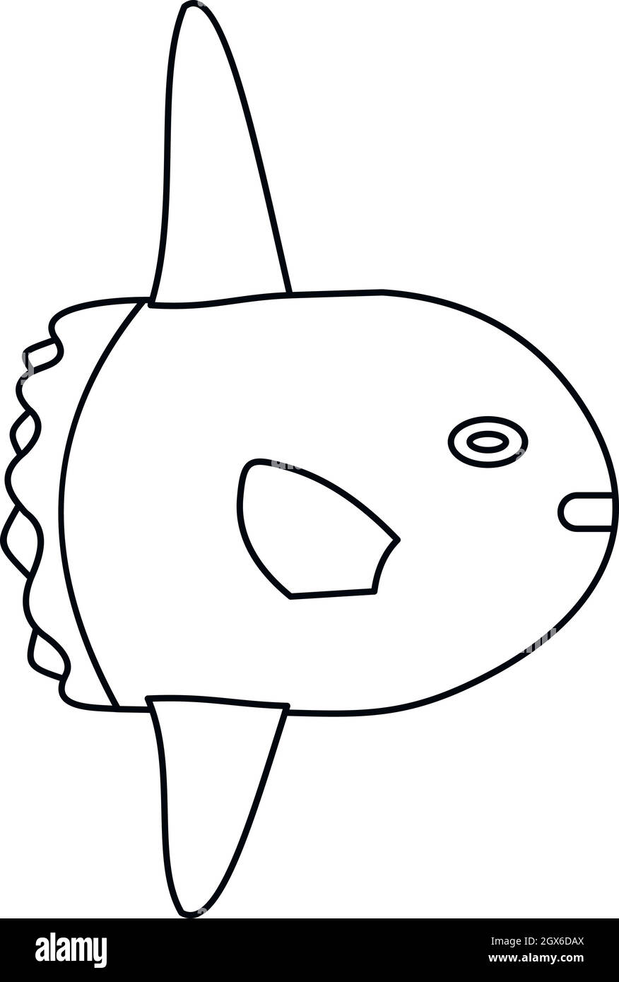 Swim outline vector icon Cut Out Stock Images & Pictures - Alamy