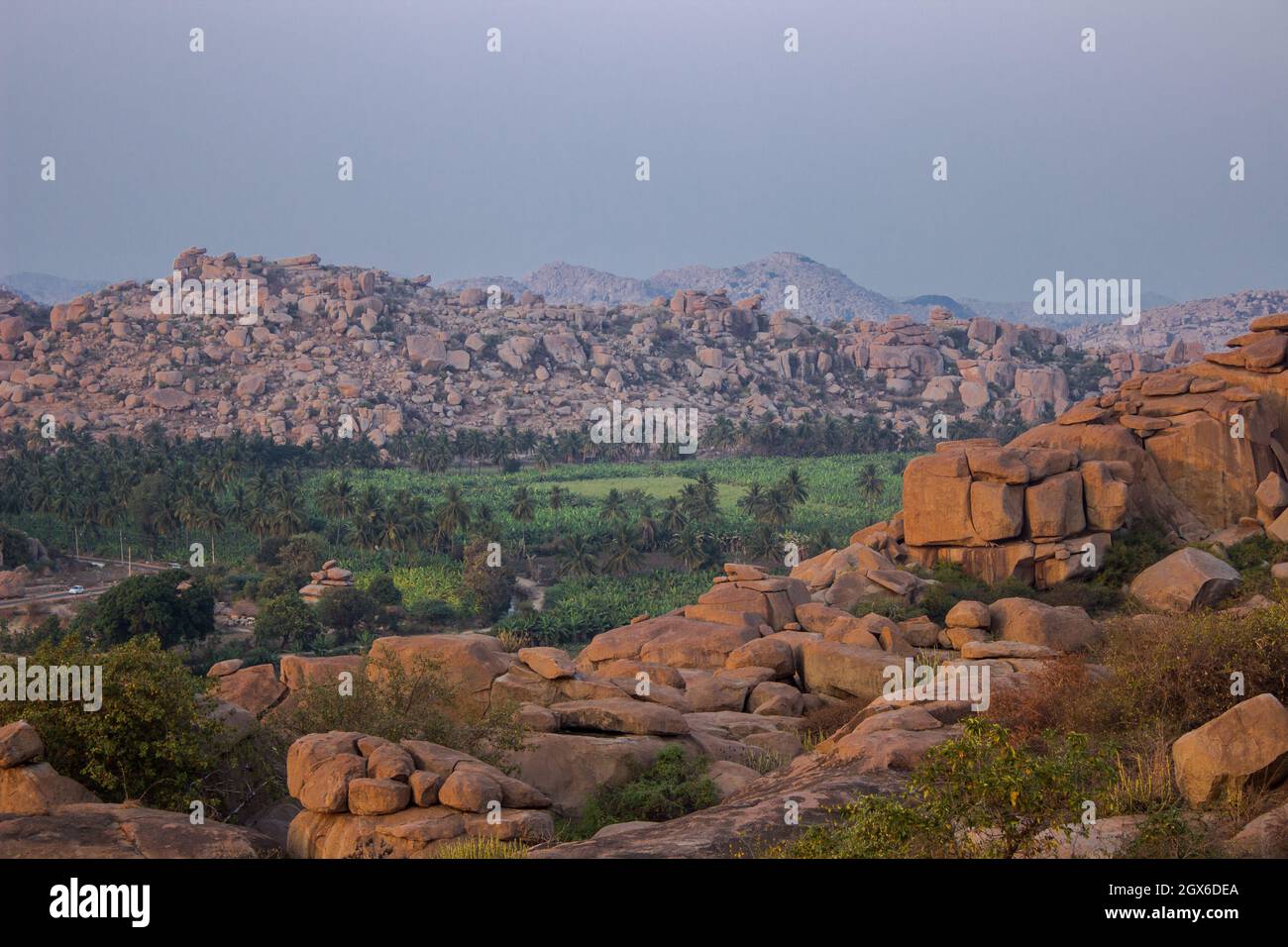 Mountain landscape at Hampi, Karnataka, India Stock Photo - Alamy