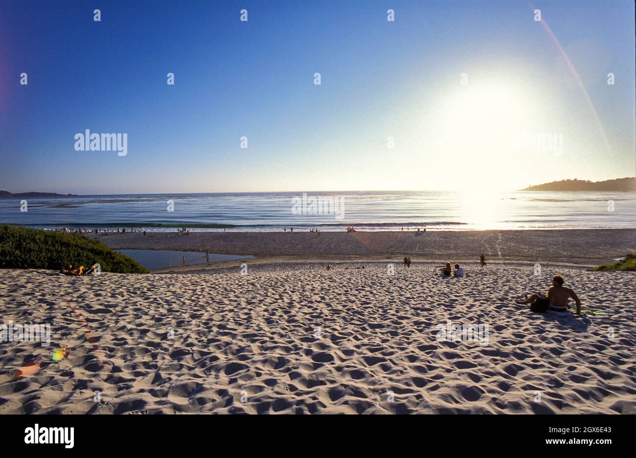 Carmel Beach, Carmel-By-The-Sea, California, USA Stock Photo - Alamy