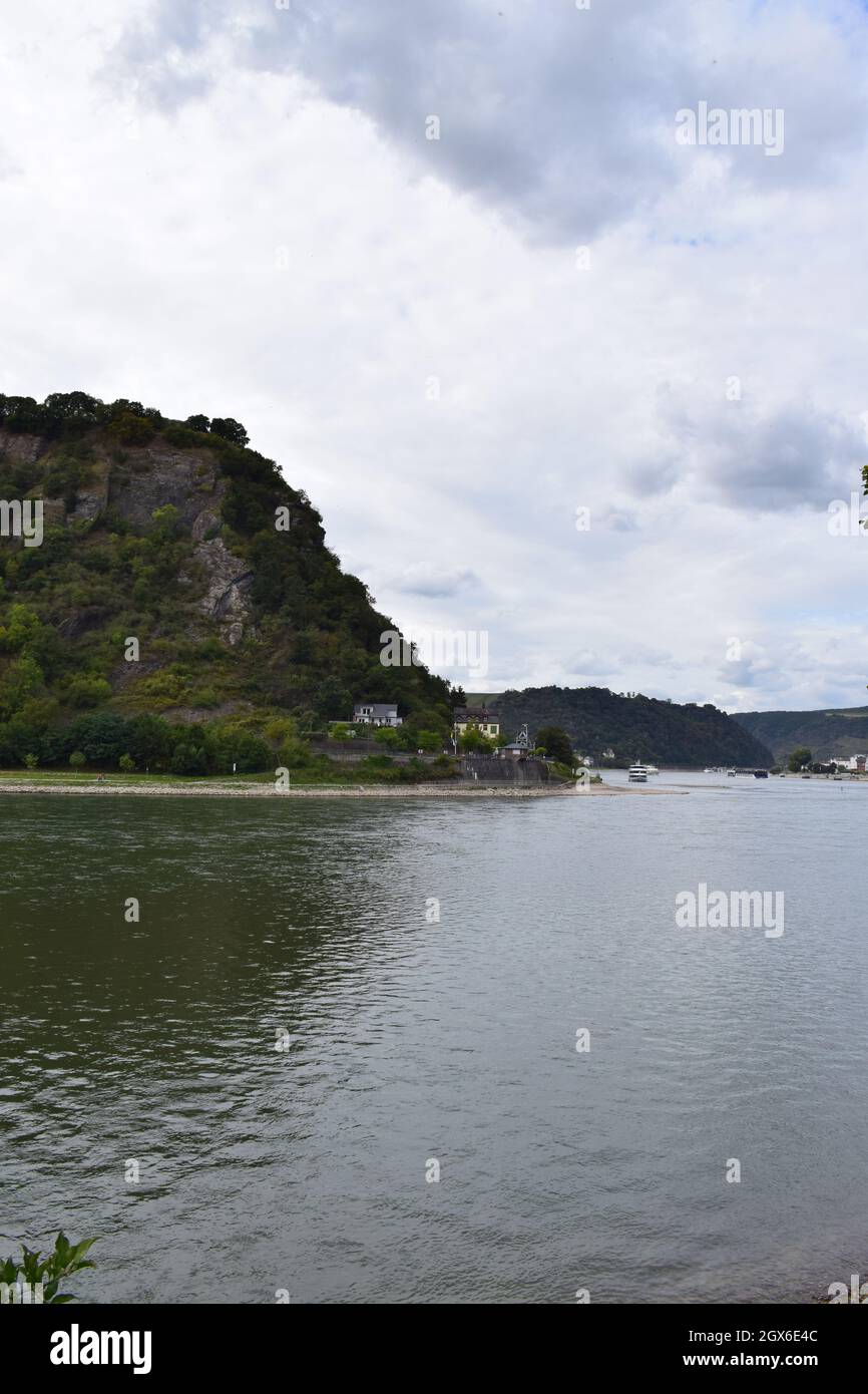 The Loreley rock in Mittelrheintal Stock Photo - Alamy