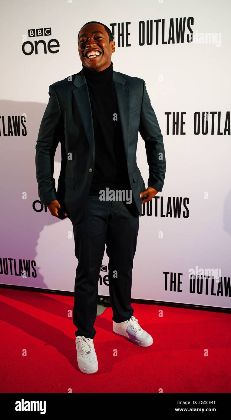 Gamba Cole attending the world premiere for Stephen Merchant's new ...