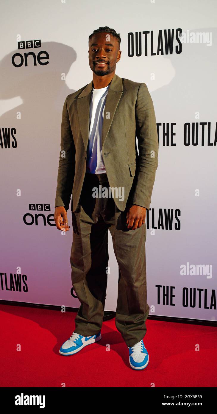 Charles Babalola attending the world premiere for Stephen Merchant's ...