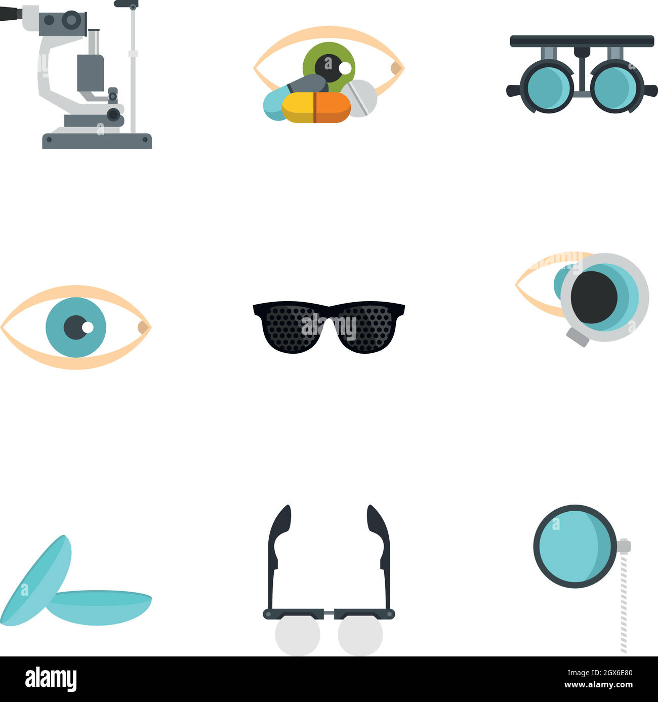 Medical ophthalmology surgery laser vision Stock Vector Images - Alamy