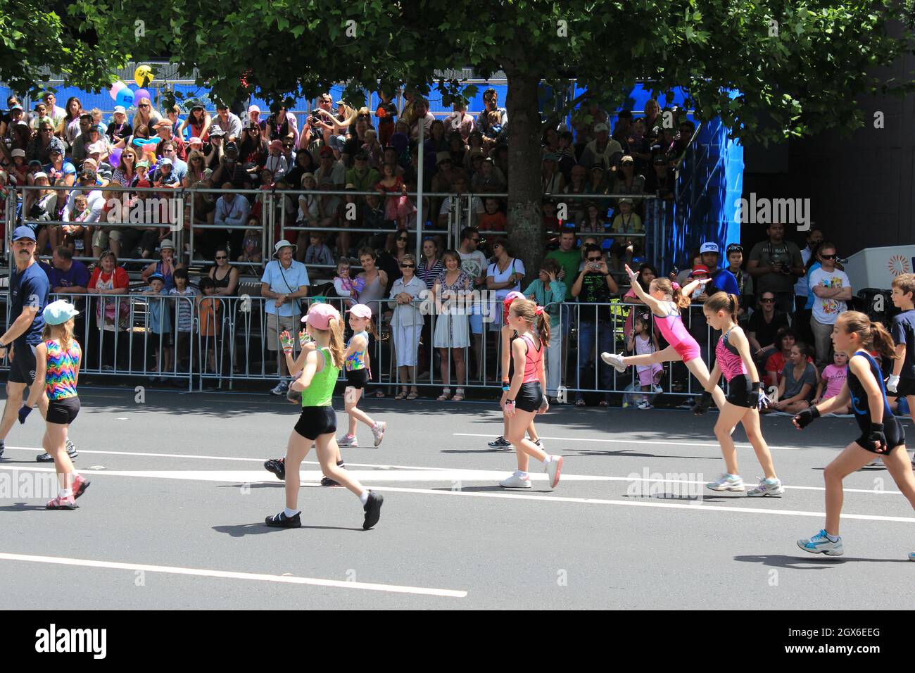 Christmas parade in Auckland. New Zealand. 20 Nov. 2011 Stock Photo - Alamy