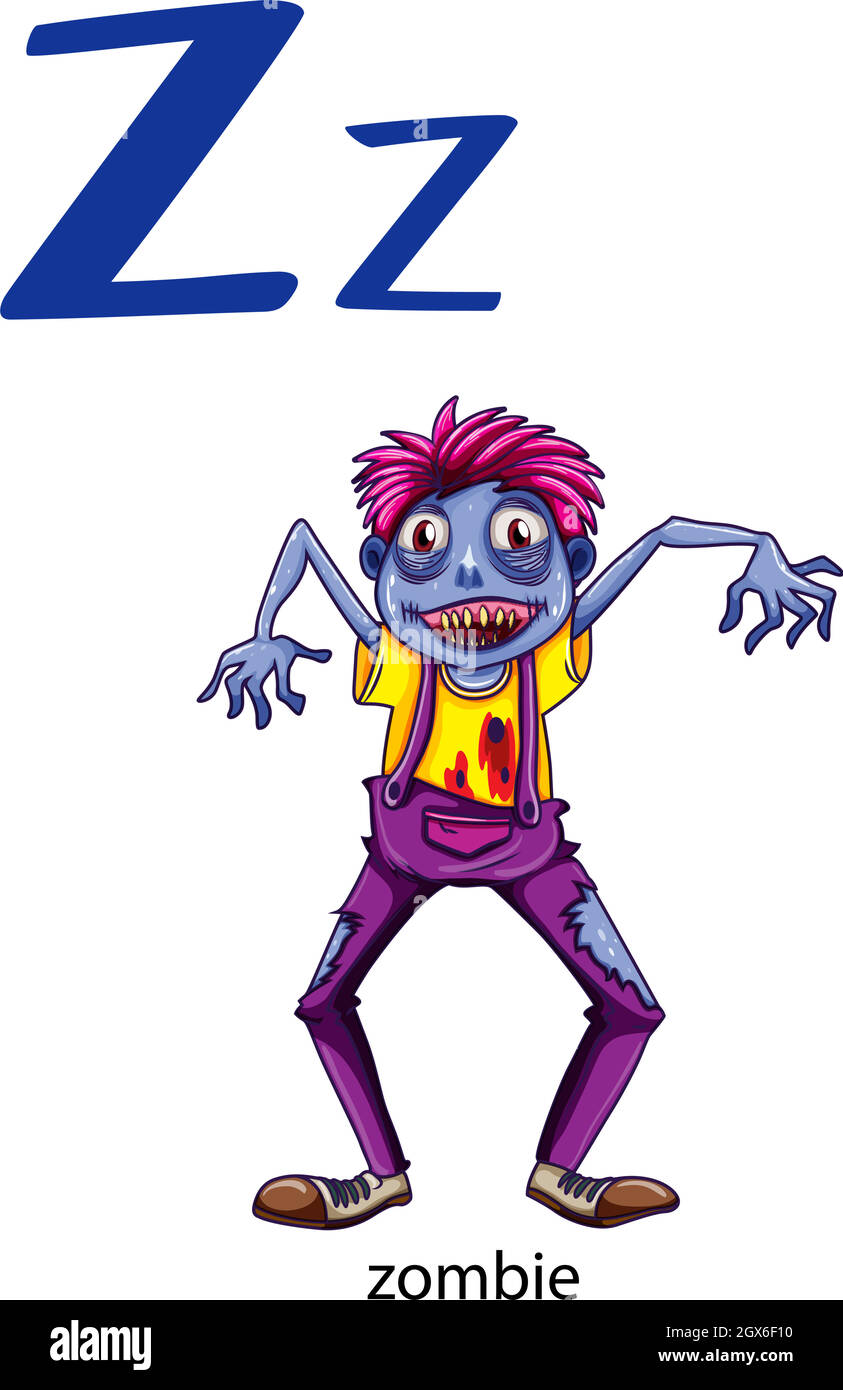 Zombie font hi-res stock photography and images - Alamy