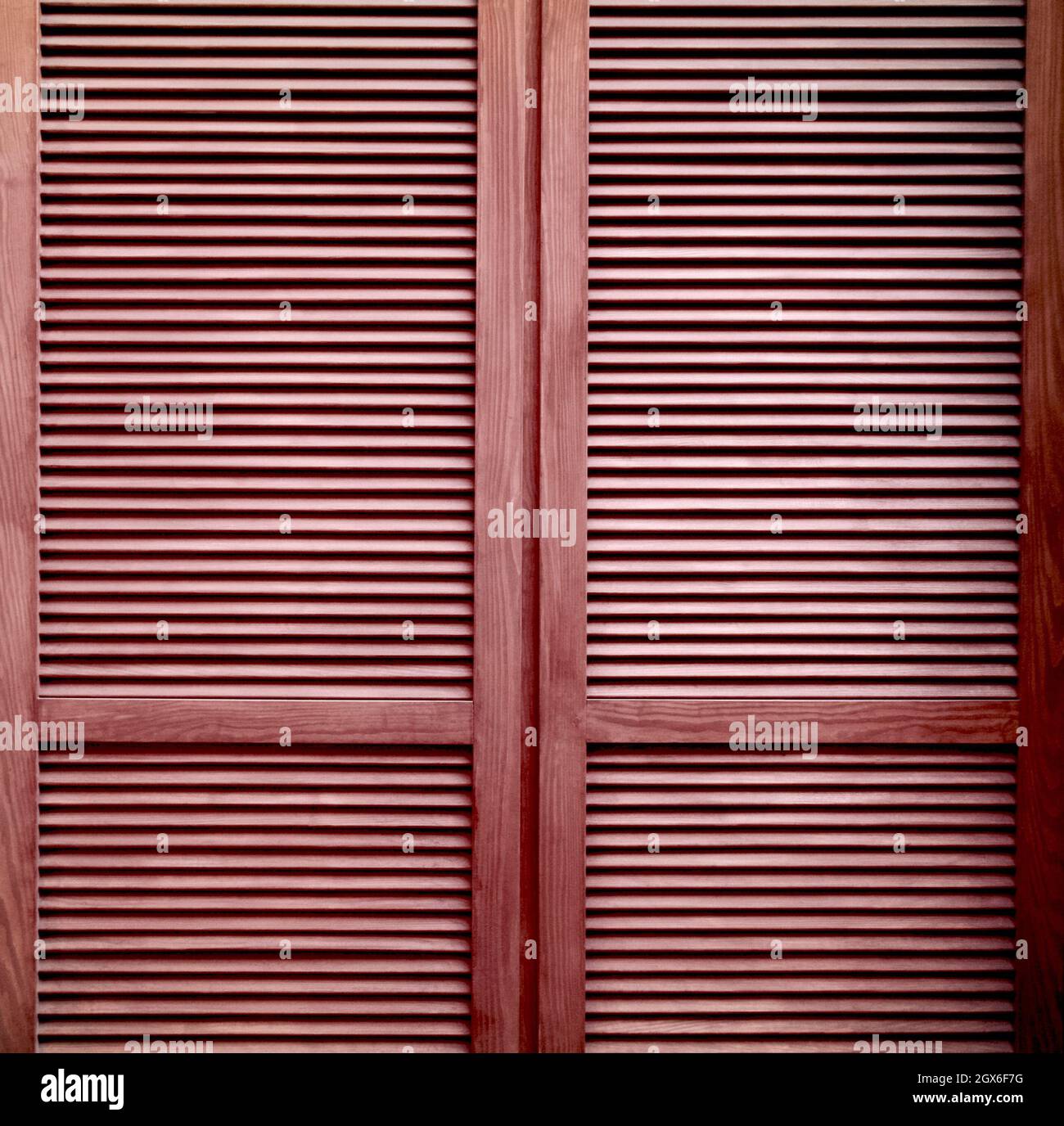 Closed window with wooden exterior shutter, classic design Stock Photo ...