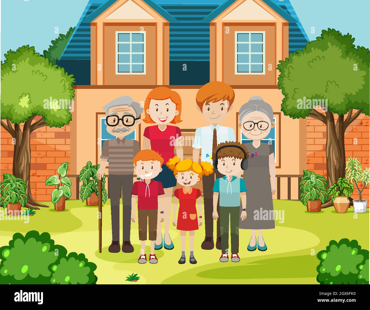 Home outdoors Stock Vector Images - Alamy