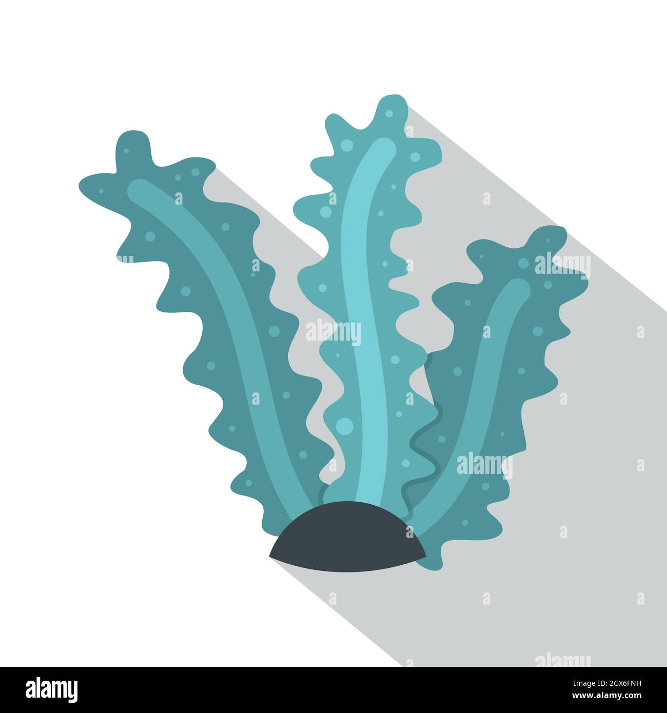 Aquatic plant icon, flat style Stock Vector Image & Art - Alamy