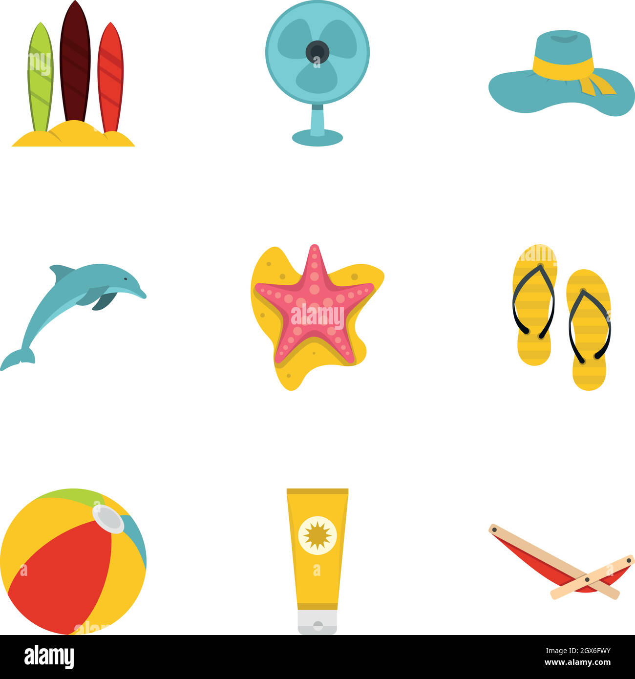 Surf relax summer vacation Stock Vector Images - Alamy