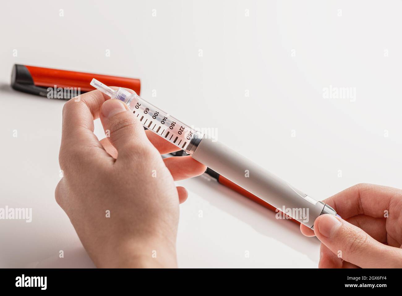 Medicine, diabetes, glycemia, healthcare and people concept - close-ups ...