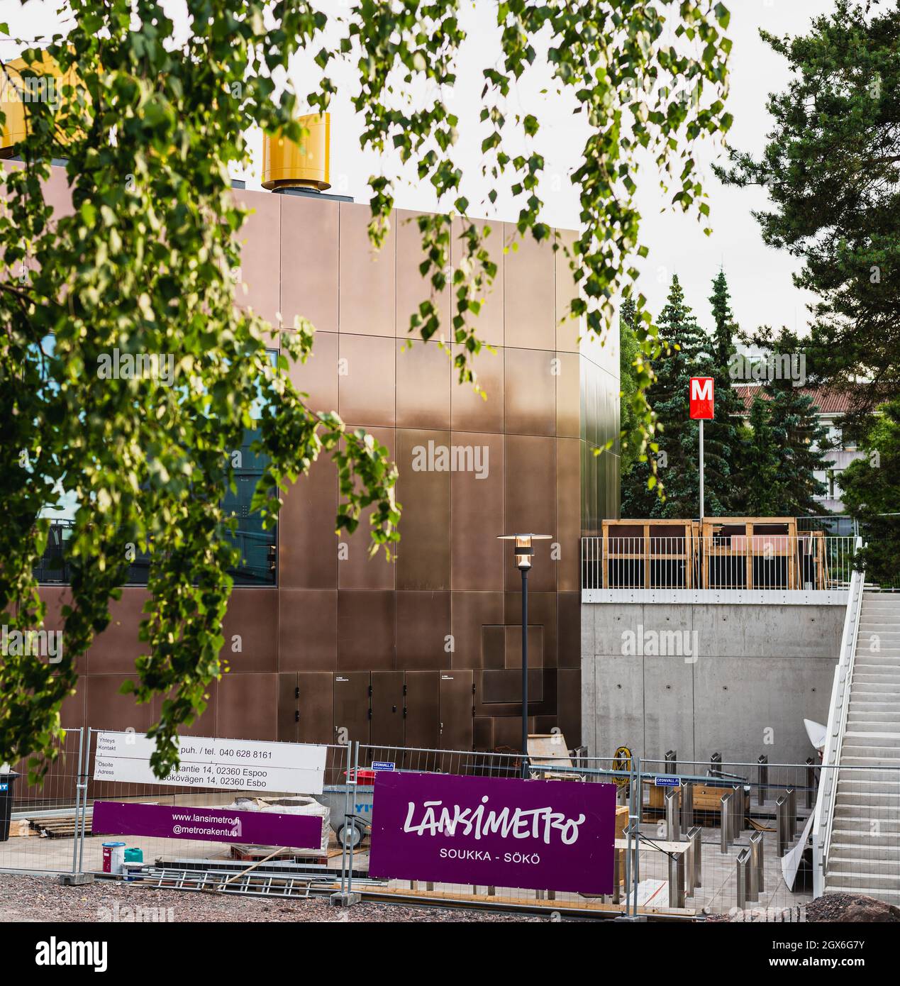 Construction of new metro station hi-res stock photography and images ...