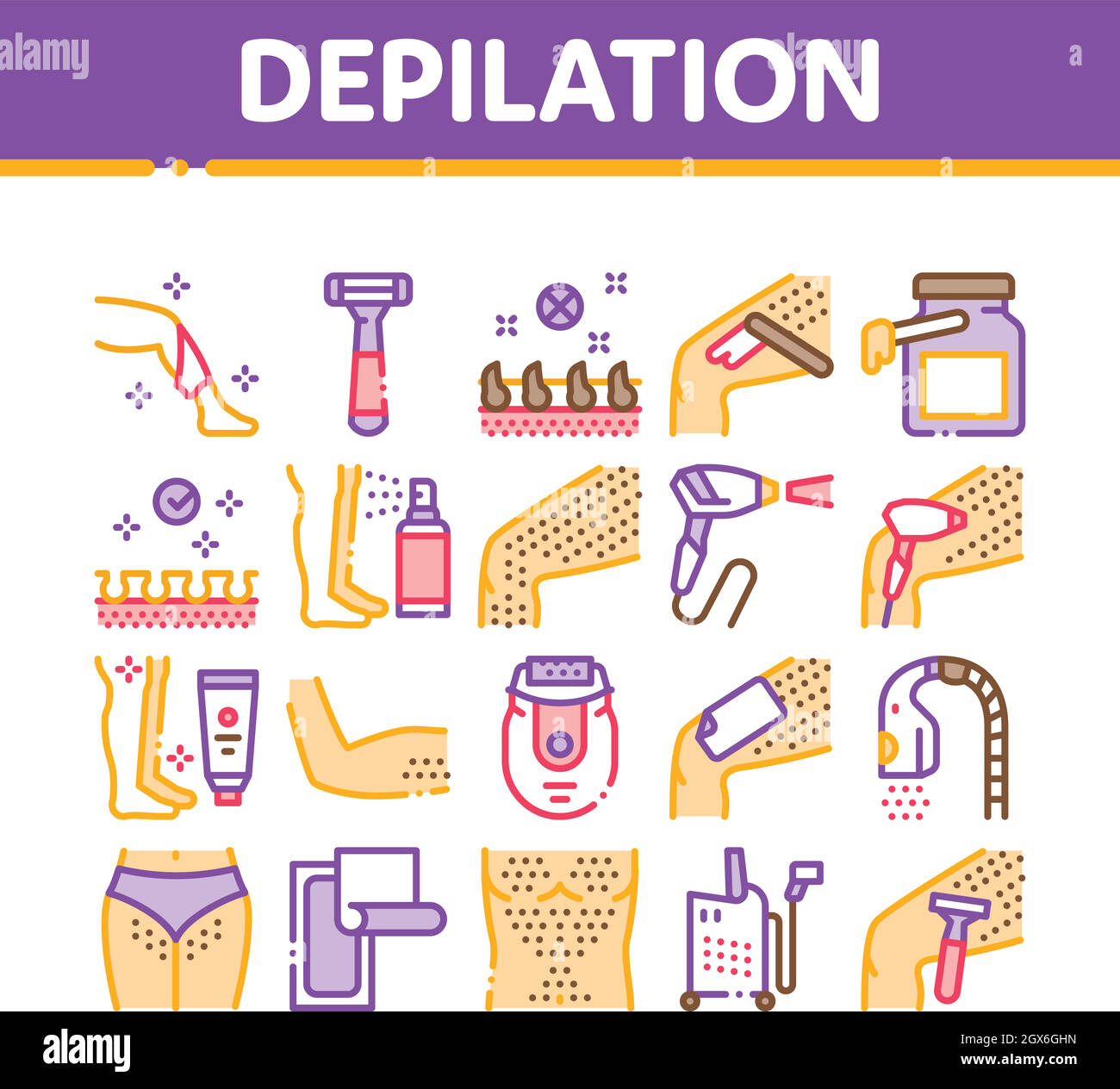 Depilation bikini hi-res stock photography and images - Alamy