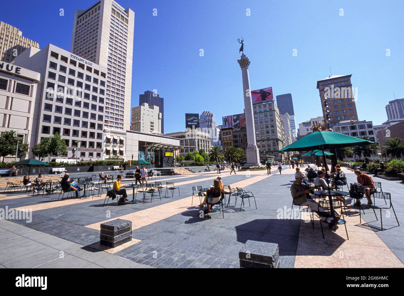 Dewey Monument, Union Square,, San Francisco, California, USA Stock ...