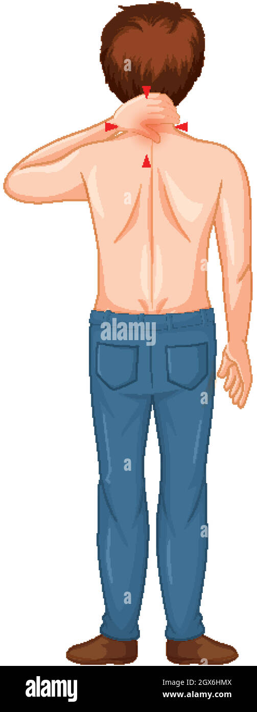 Man back pain anatomy hi-res stock photography and images - Alamy