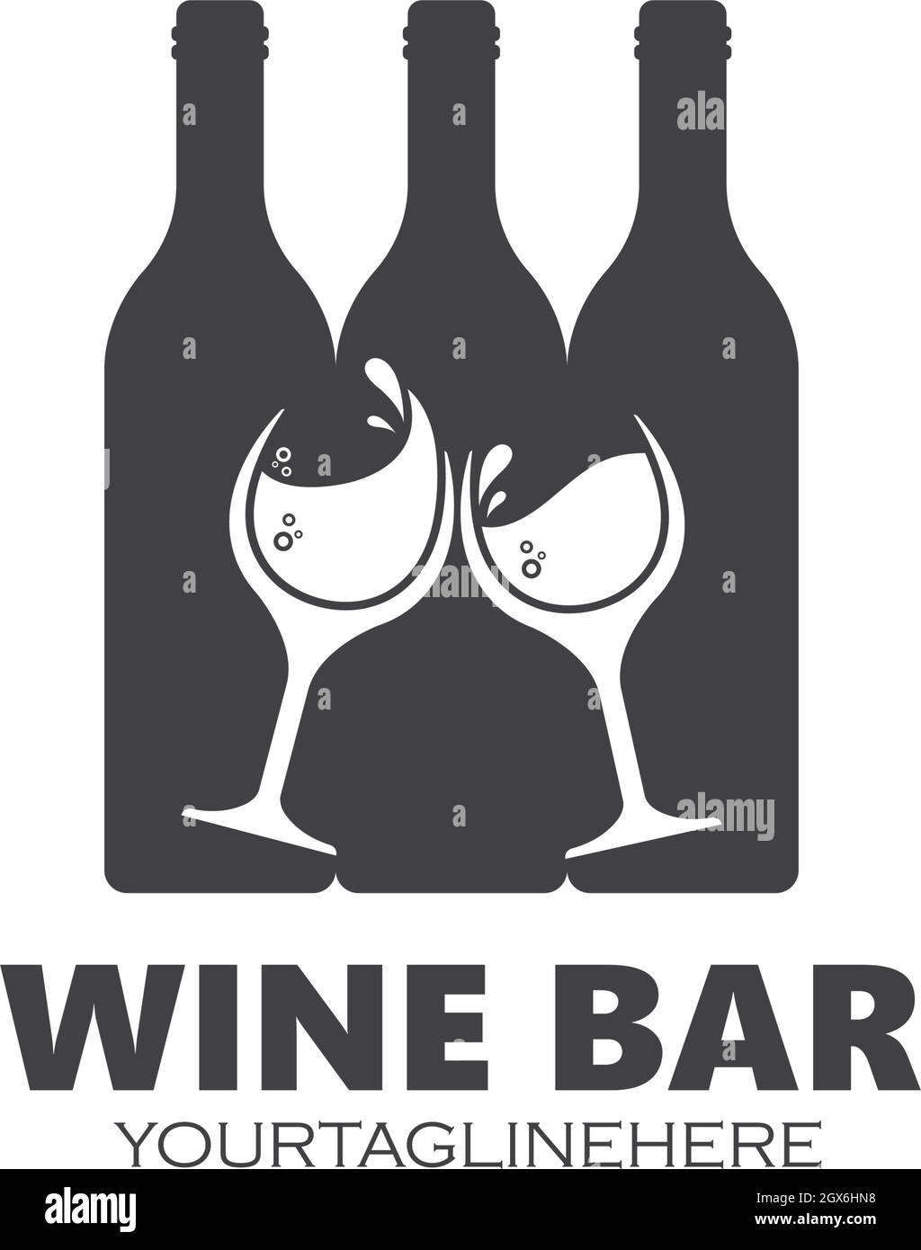 Cheers toast illustration Black and White Stock Photos & Images - Alamy