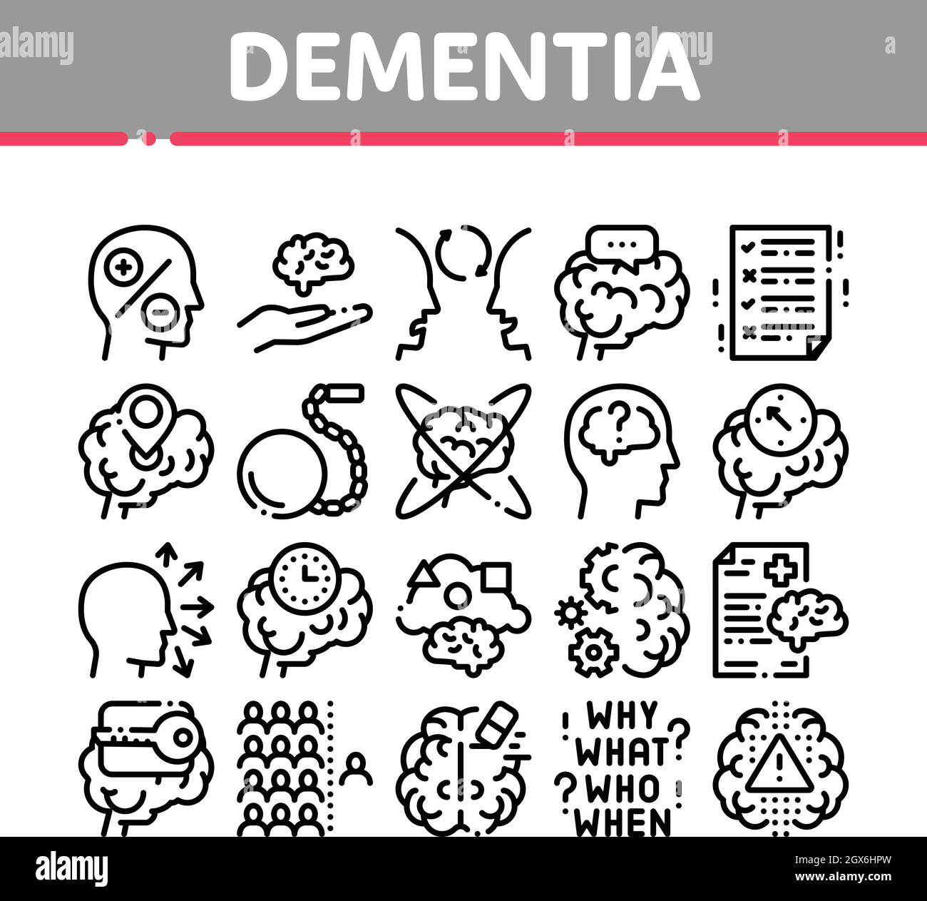 Dementia brain disease collection hi-res stock photography and images ...