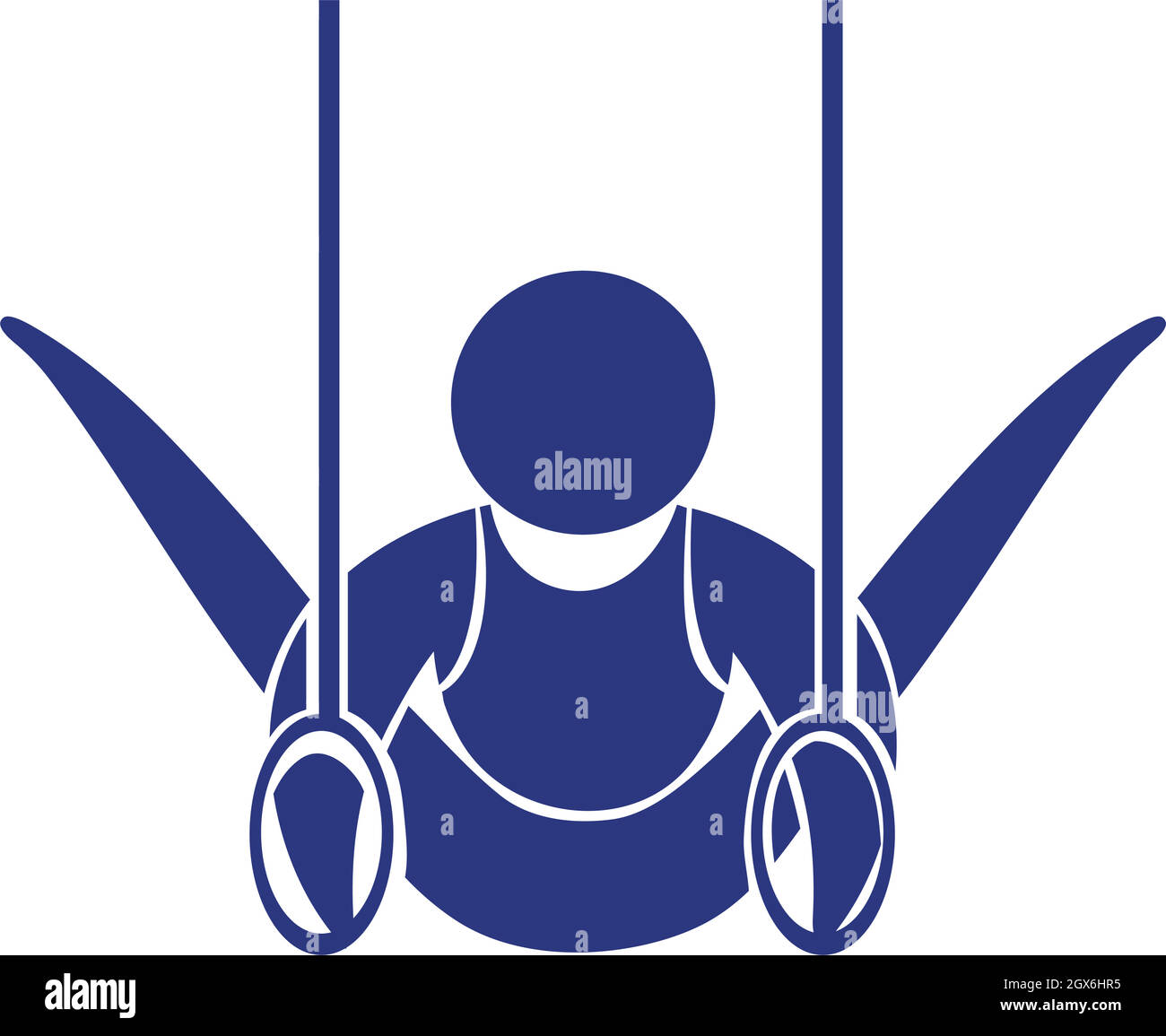 Gymnastics symbol Cut Out Stock Images & Pictures - Alamy