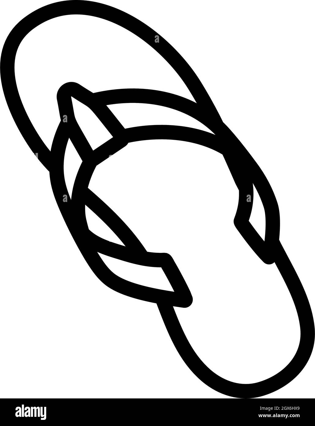 Flip Flop Icon Stock Vector Image & Art - Alamy