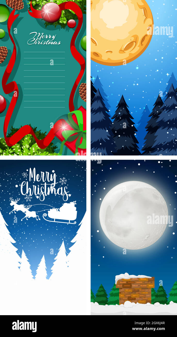 Background outside christmas tree Stock Vector Images - Alamy
