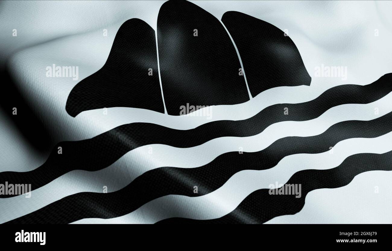 3D Illustration of a waving Maltese region flag of Gozo Stock Photo - Alamy