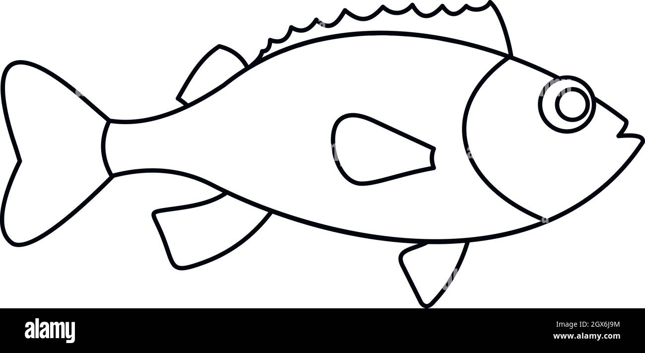 Redfish Outline