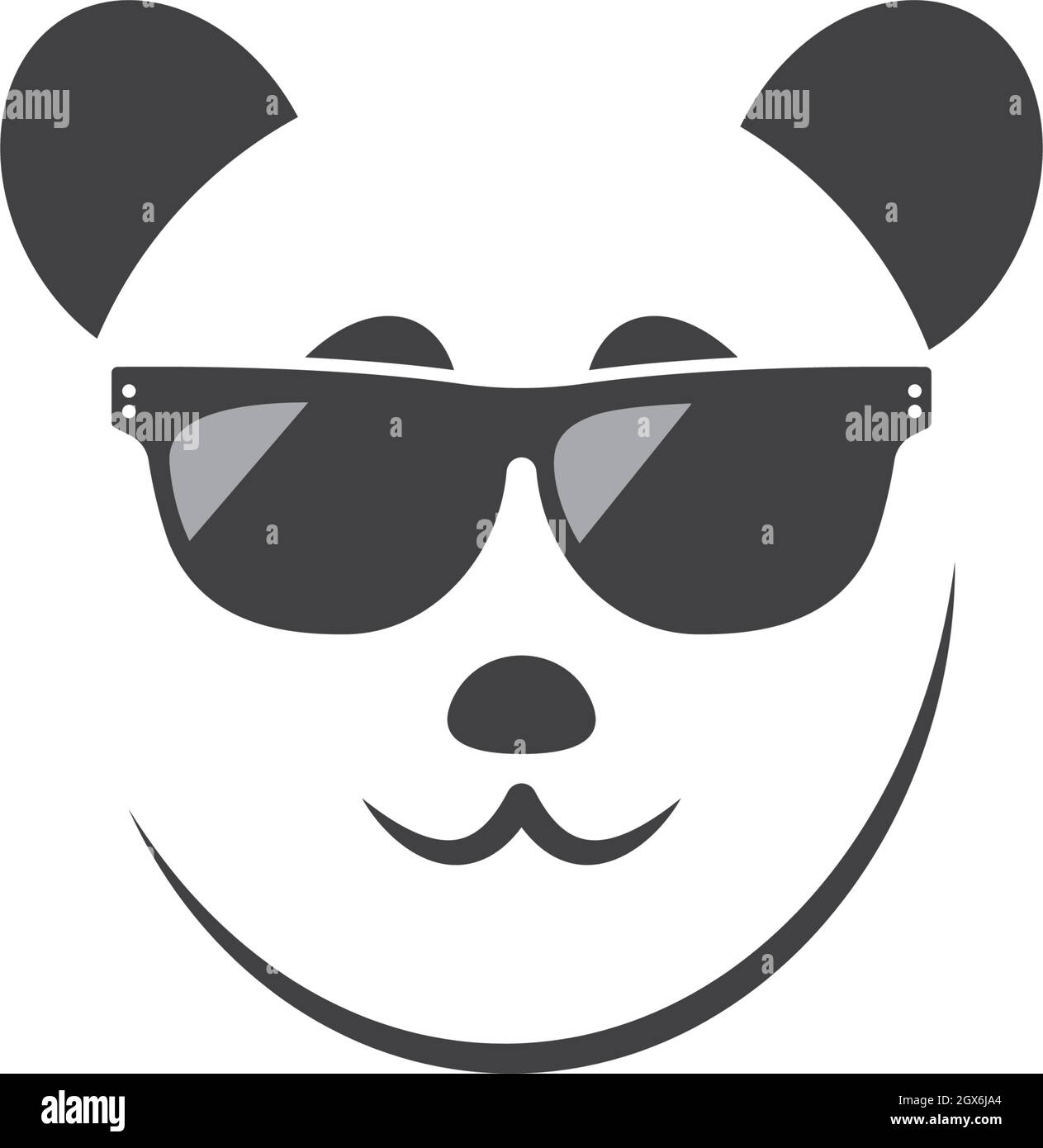 Panda logo vector hi-res stock photography and images - Alamy