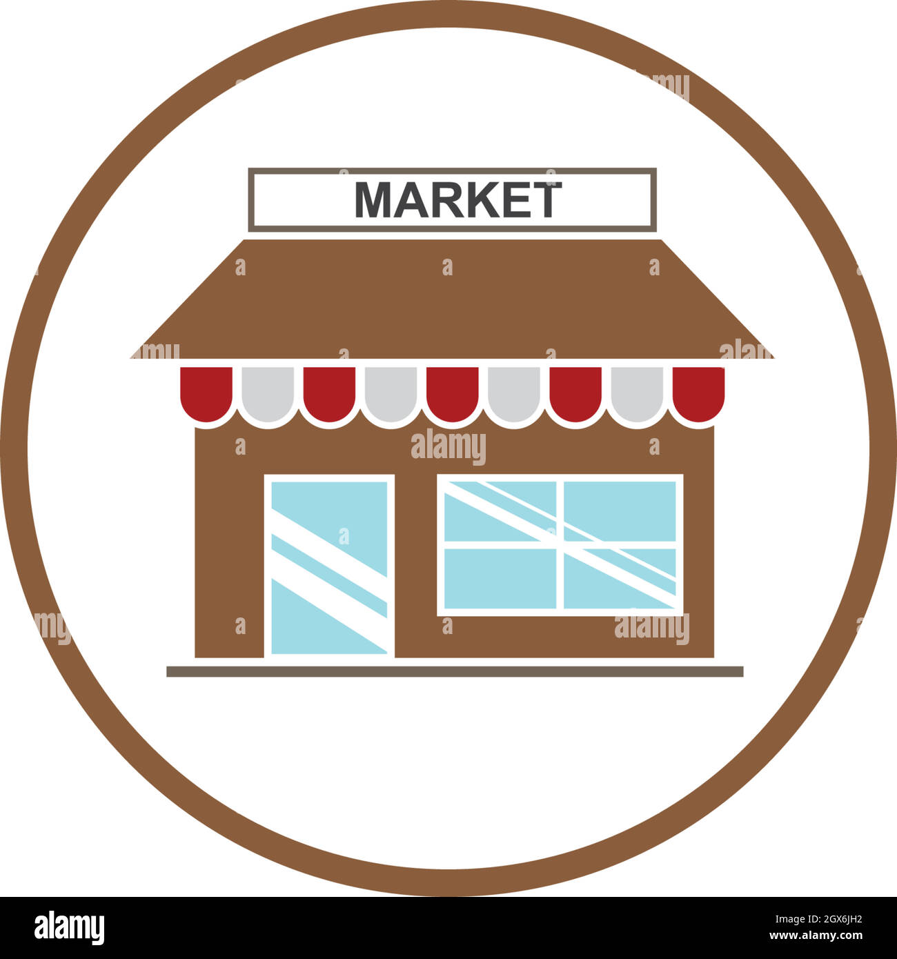 Sign logo storefront retail store Stock Vector Images - Alamy