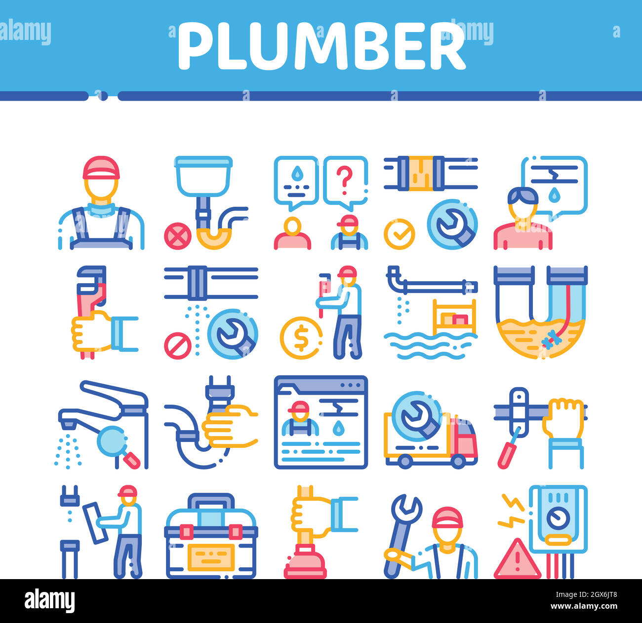 Leaking pipeline Stock Vector Images - Alamy