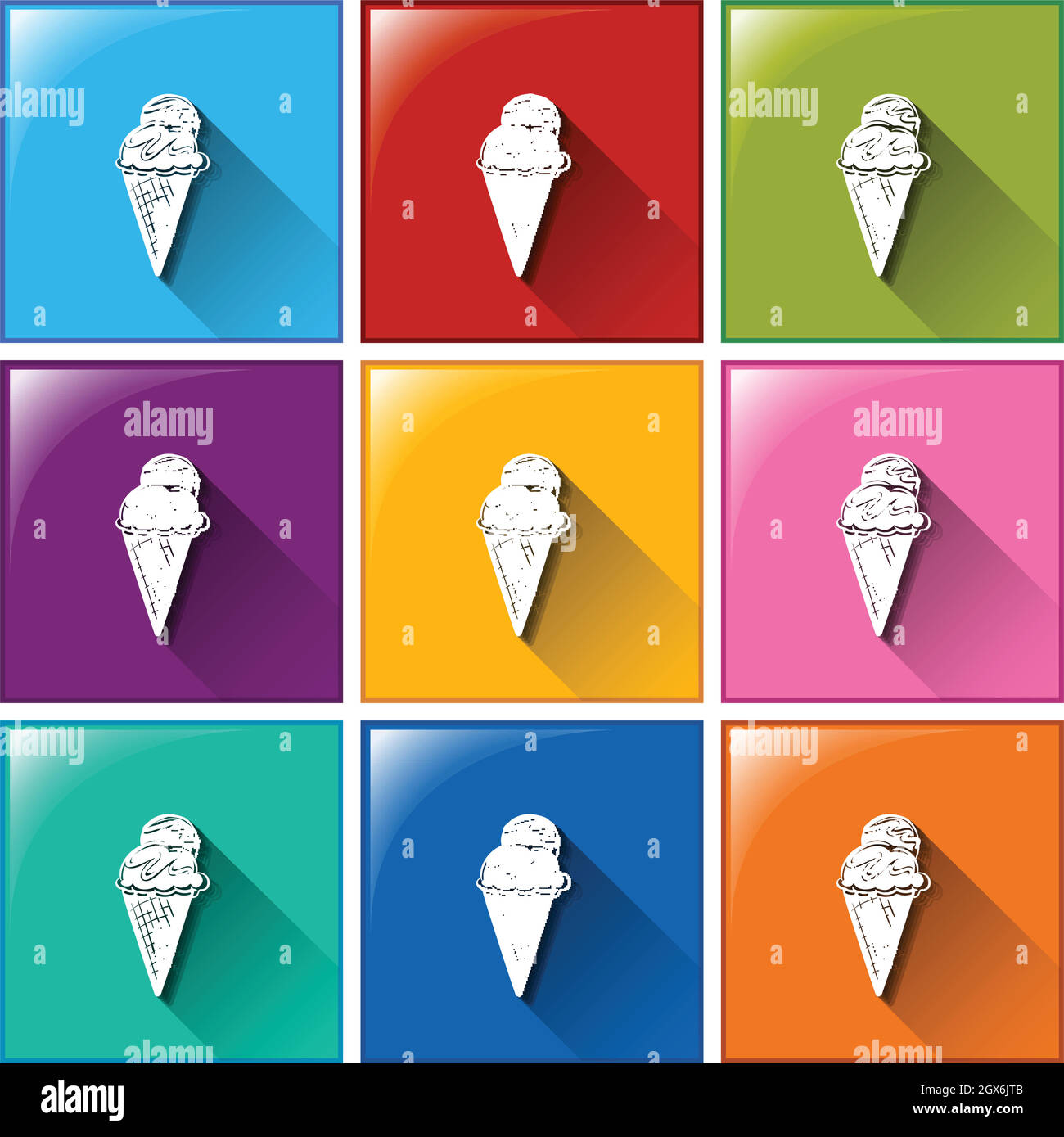 Ice cream icons Stock Vector Image & Art - Alamy