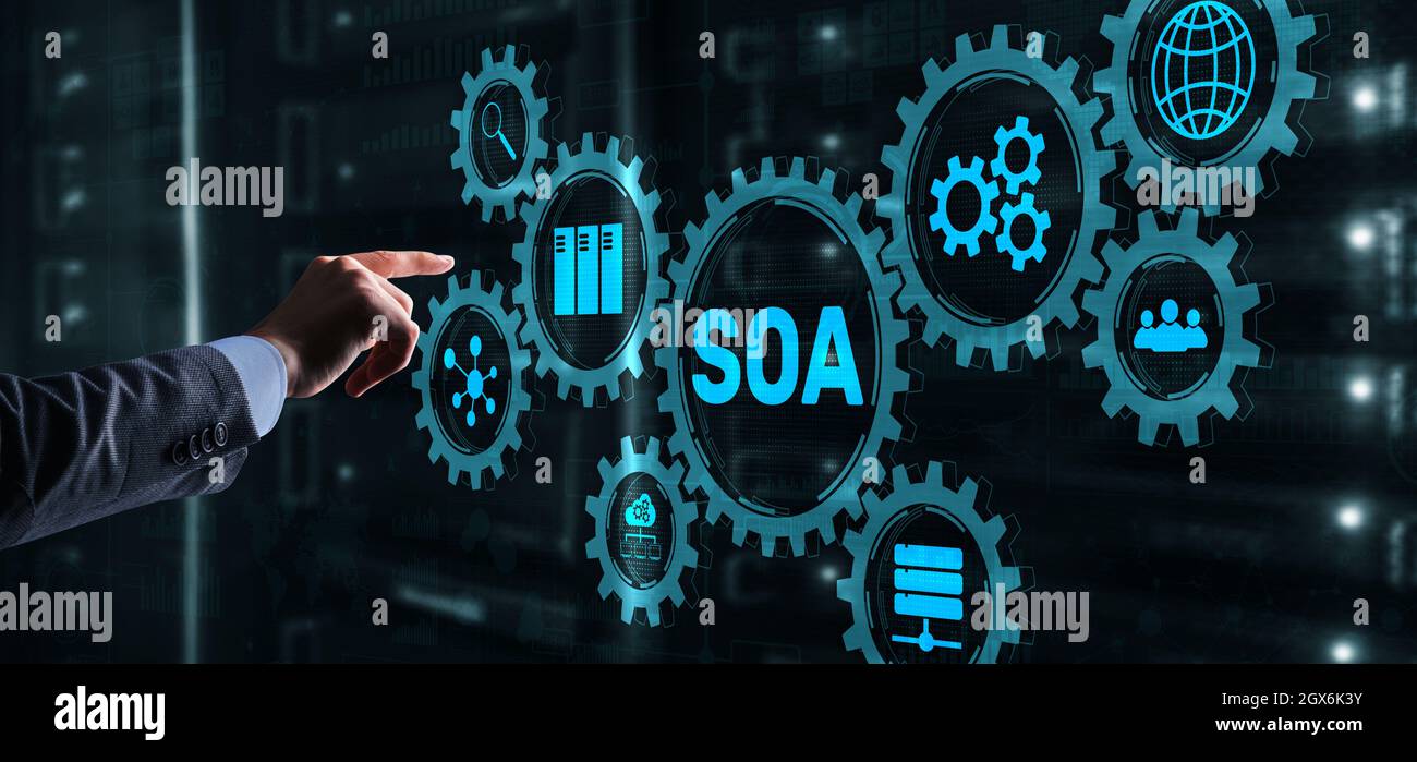 Business model and Information technology concept for Service SOA Stock ...