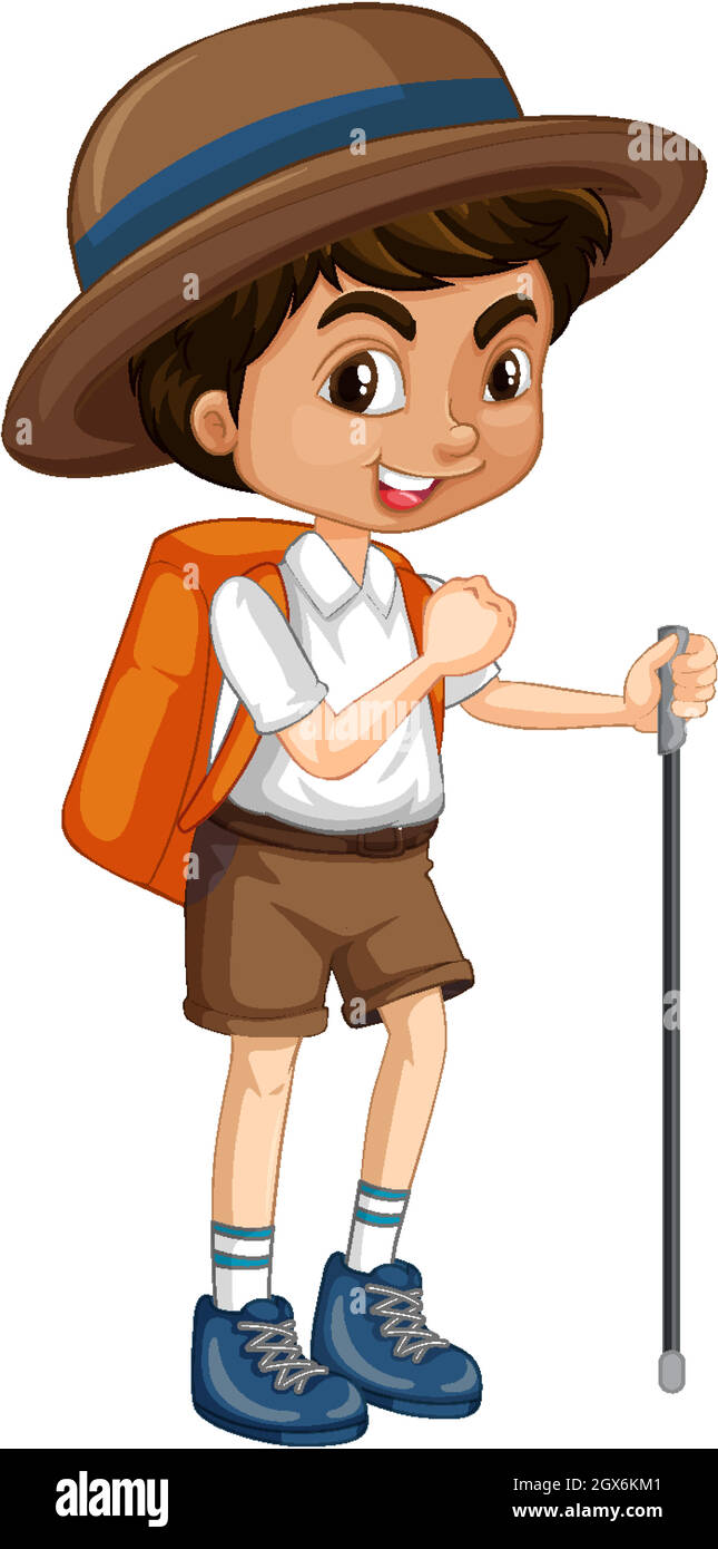Walking stick vector image hi-res stock photography and images - Alamy