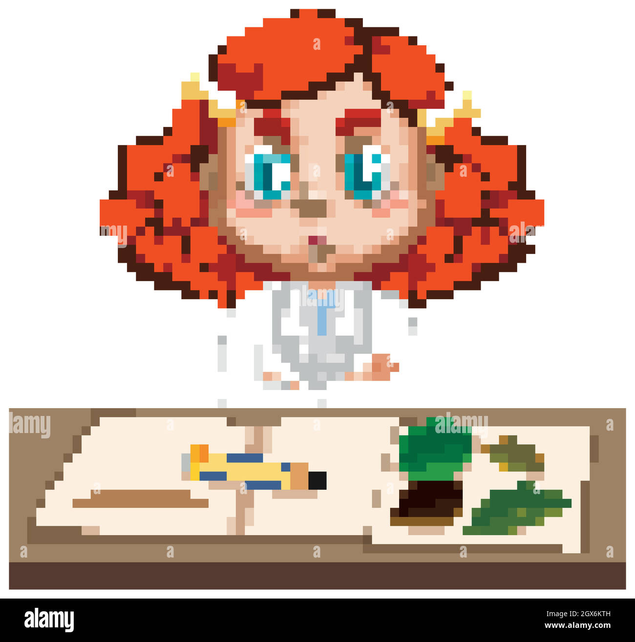 Science student doing experiment on leaves Stock Vector Image & Art - Alamy