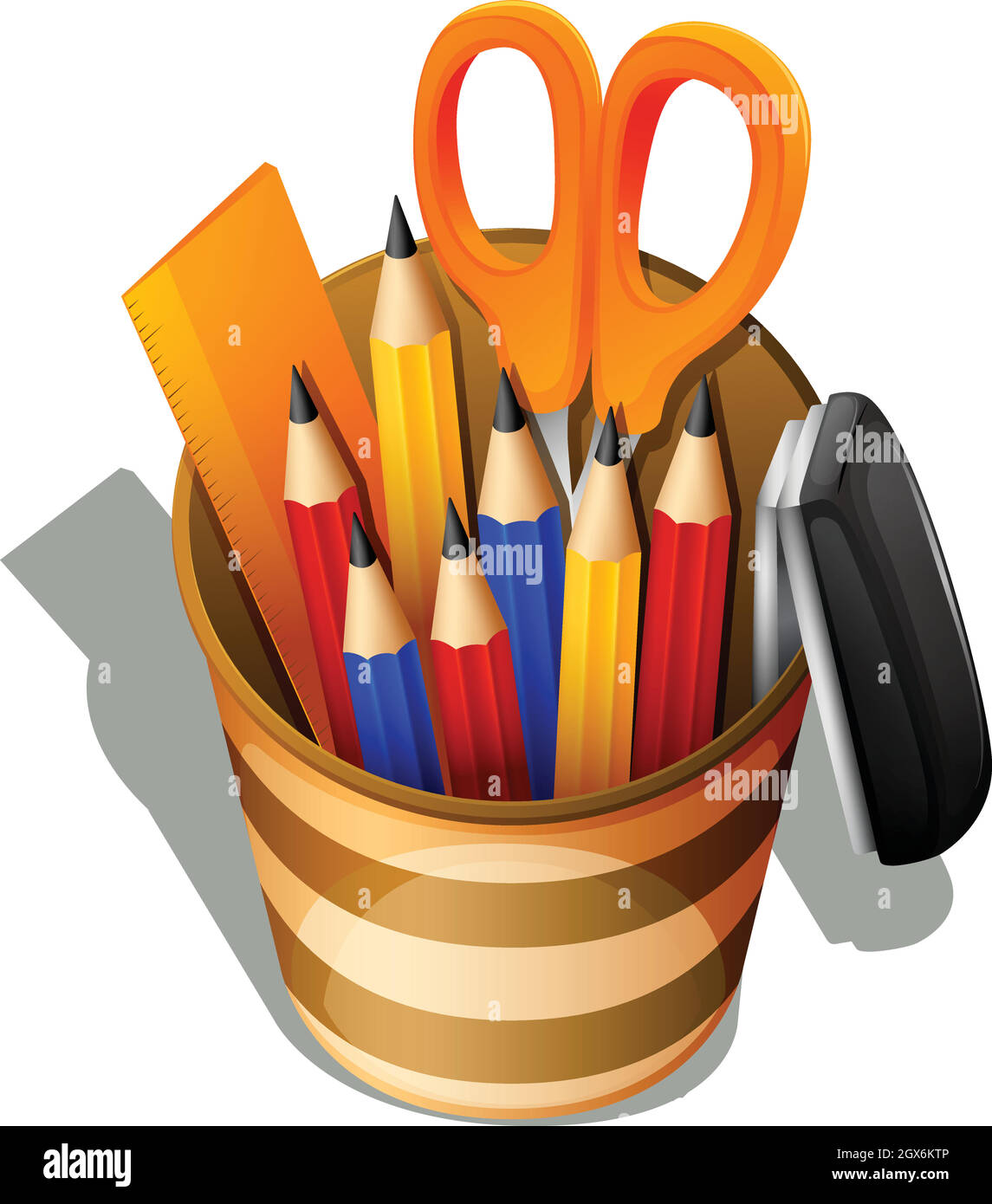 Office container Stock Vector Images - Alamy